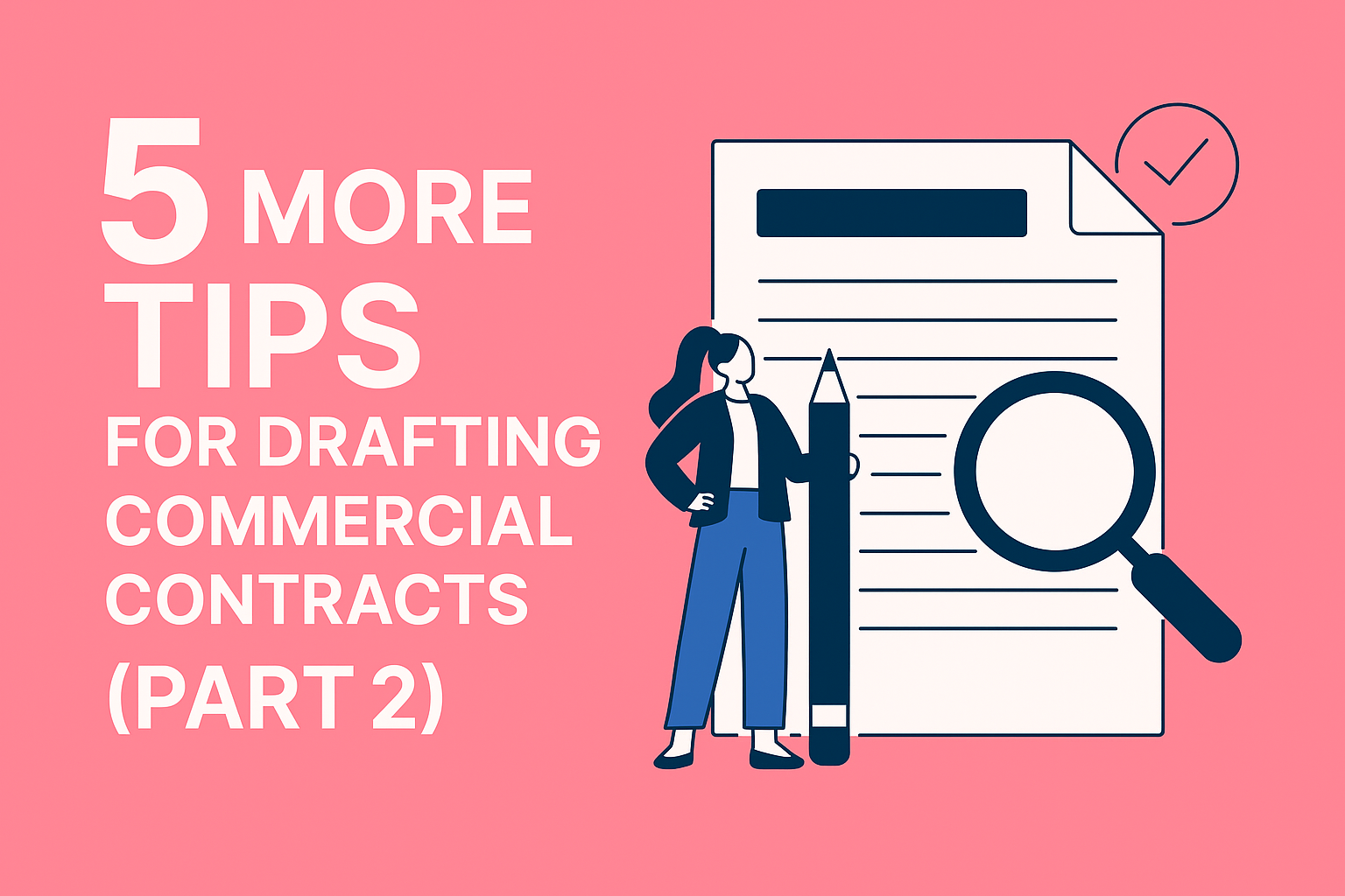 5 More Tips for Drafting Commercial Contracts