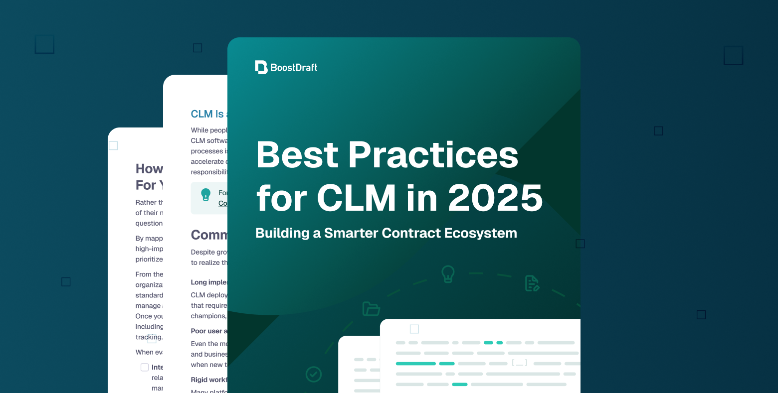 BoostDraft | Best Practices for CLM in 2025